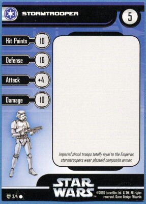 Star Wars Miniatures Attack on Endor STORMTROOPER #3 card | eBay