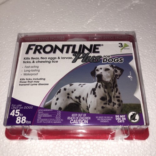 Brand New FRONTLINE Plus Flea and Tick Treatment for Large Dogs (45-88 ...