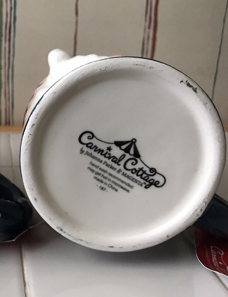 July 4th Uncle Sam Mug Carnival By JOHANNA PARKER MAGENTA USA NWT | eBay