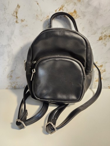 Wild Fable Black Mini Backpack Faux Leather | eBay
