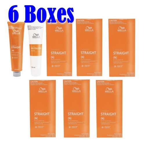 6x WELLA Straight Hair Intense Resistant Creatine+ N/R Cream ...