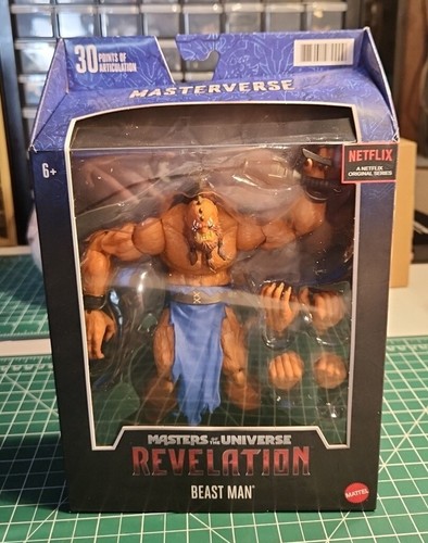 Mattel Masters of the Universe Revelation Masterverse Wave 2 Beast Man ...
