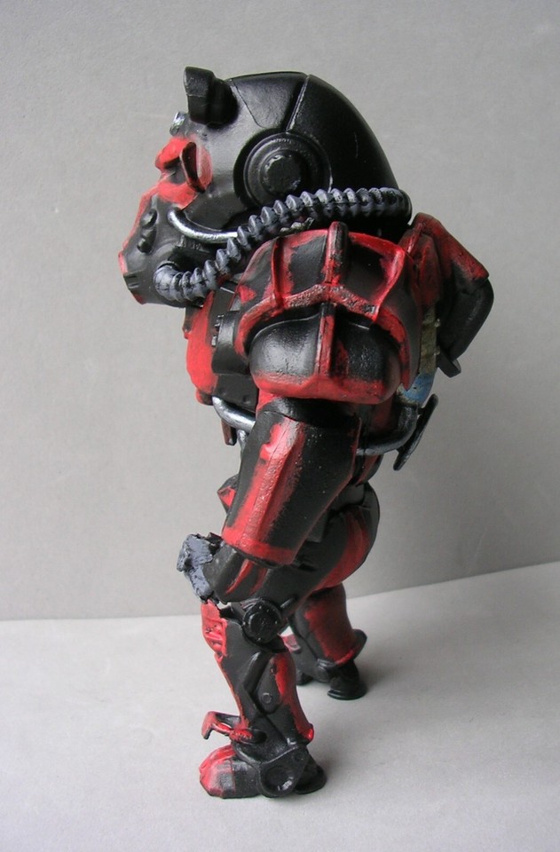 Fallout T-60 Brotherhood of Steel OUTCAST Custom Painted Figure 5" Loot ...