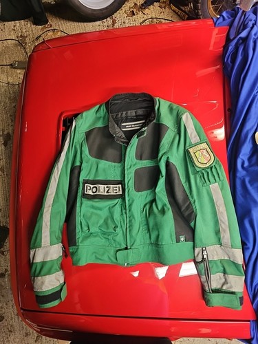 German Police Polizei Motorcycle Jacket Hot Weather Mesh BMW Motorrad ...