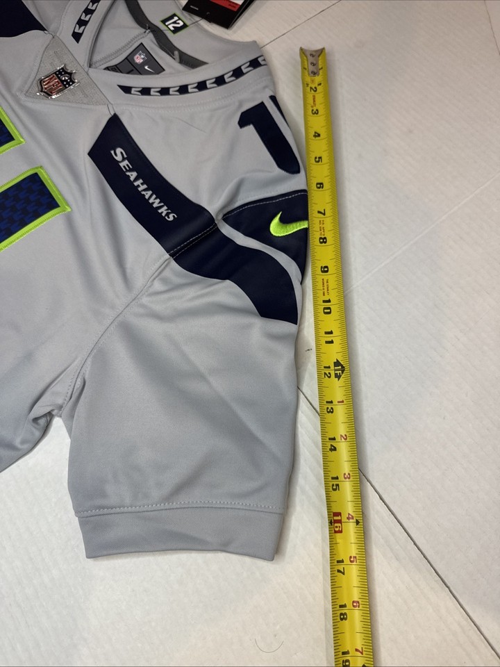 Nike Elite NWT DK Metcalf Seattle Seahawks Jersey Gray Men's Large ...