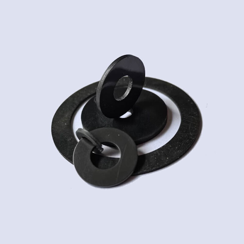 0.5mm Thickness M2-M2.8 Black Graphite Nylon Washers Flat Gasket 4mm ...