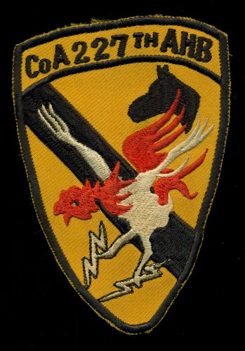 US Army 1st Cavalry Division Co A 227th AHB Patch S-23 | eBay UK