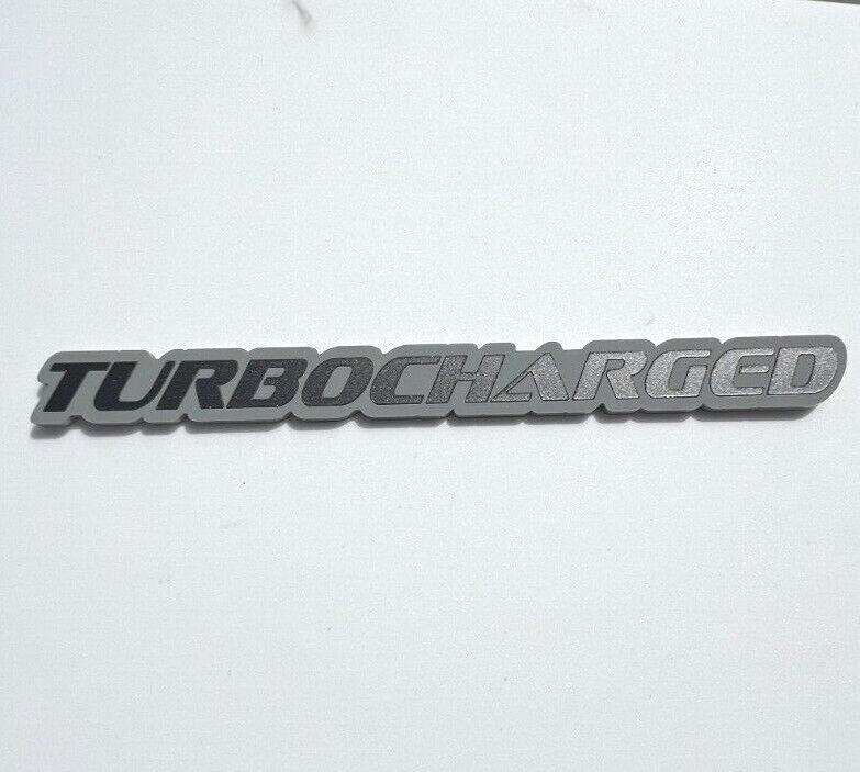 1 TURBOCHARGED Emblem fits Raptor Mustang Turbo Boosted Badge Logo ...