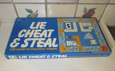 Lie Cheat & Steal (Political Power) Board Game By Reiss #190 (1976 ...