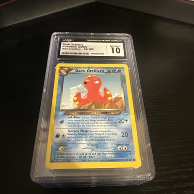 Pokemon CGC 10 Dark Octillery Unlimited Neo Destiny Gem Mint 62/105 | eBay