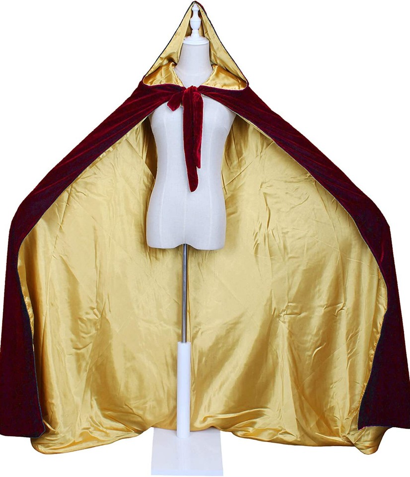 Velvet Renaissance Medieval Cape lined with satin | eBay