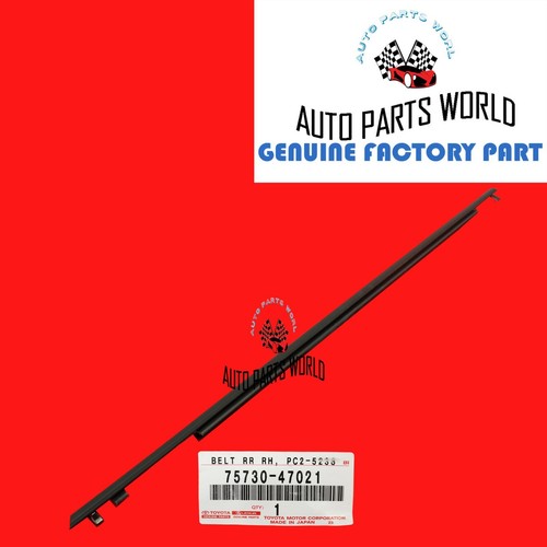 NEW GENUINE OEM TOYOTA 10-15 PRIUS RIGHT REAR DOOR BELT MOULDING 75730 ...