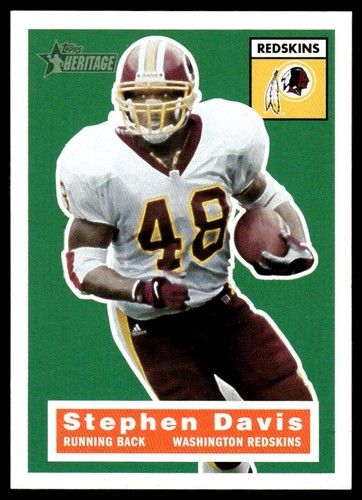 2001 Topps Heritage Stephen Davis Washington Redskins #13 | eBay