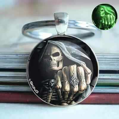 Luminous Skull Key Ring Great Halloween Gifts | eBay