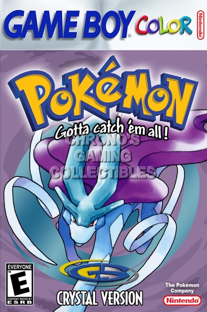 RGC Huge Poster - Pokemon Crystal Version BOX ART Nintendo Game Boy ...