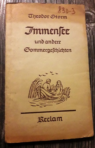 Reclam-Heft Nr. 6007 aus 1943: Immensee und andere Sommergeschichten | eBay