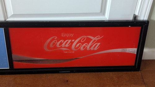 1980's Pepsi - Coca Cola Acrylic Combo Sign | eBay