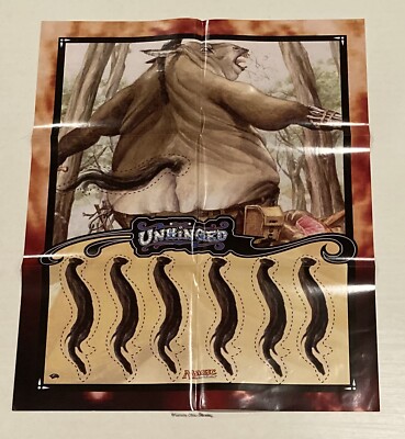 Magic MTG Unhinged Pin The Tail Promotional Poster NEW READ TCG CCG | eBay