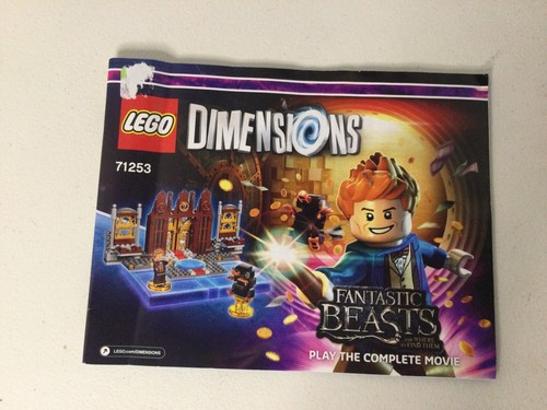 Lego Dimensions Fantastic Beasts 71253 Instruction Booklet Manual | eBay