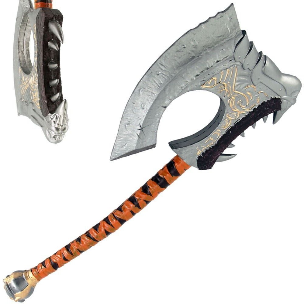 34" WoW Grom Hellscream Legendary Axe World of Warcraft Cosplay Weapon Costume | eBay