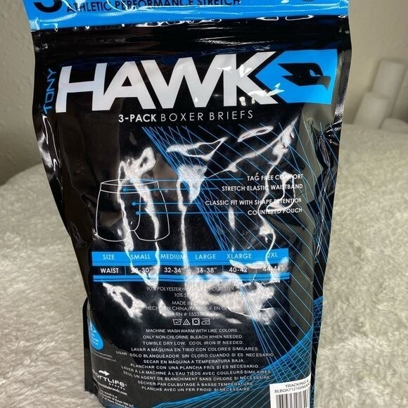 TONY HAWK Mens Performance Boxer Briefs - SPORTY FIT Short Leg 3-Pack ...