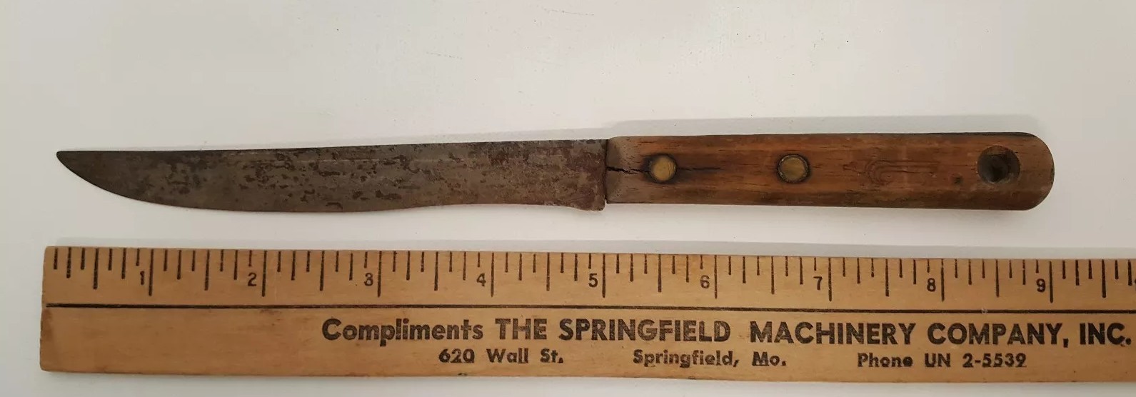 Three Vintage Knives Regent Cutlery High Carbon Colombia Knife Set Wood ...