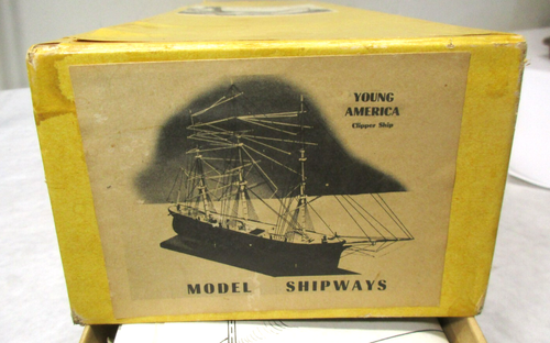 NOS Model Shipways YOUNG AMERICA Clipper Ship Model Kit w/ All ...