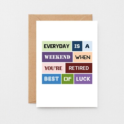 Retirement Card | Coworker Retiring | Retiree | Colleague Retirement ...