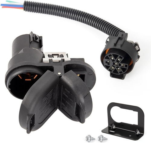 Towing Solutions Vehicle Wiring Kit, 7 Pin Trailer Towing Wiring ...