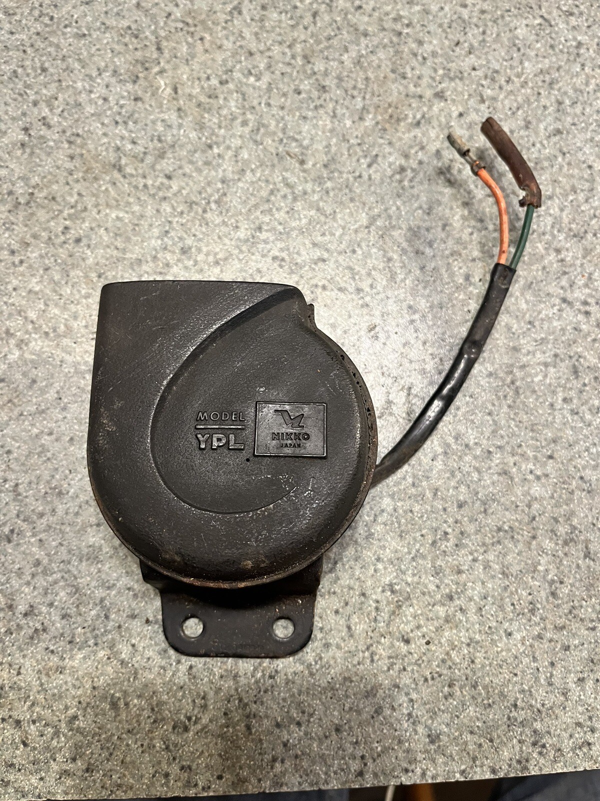 Vintage Nikko YPL Motorcycle Horn Black JAPAN Yamaha Suzuki Honda Kawasaki | eBay Australia