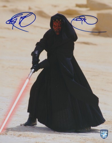 RAY PARK Signed STAR WARS Darth Maul 11x14 Autograph Official Pix OPX ...