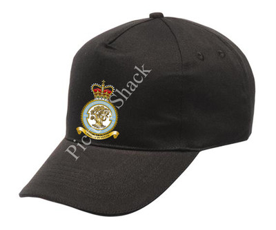 RAF 504 SQUADRON CREST PRINTED ON A BASEBALL CAP. ONE SIZE WITH ...