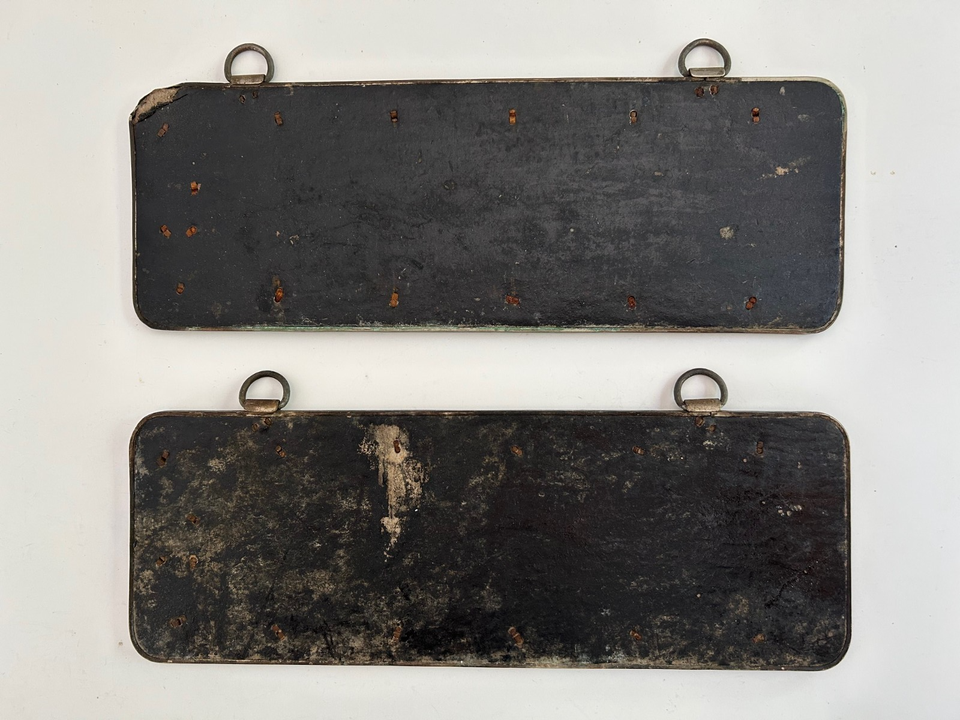 1908 New York Pre-State prestate License Plate PAIR!! All Original and ...