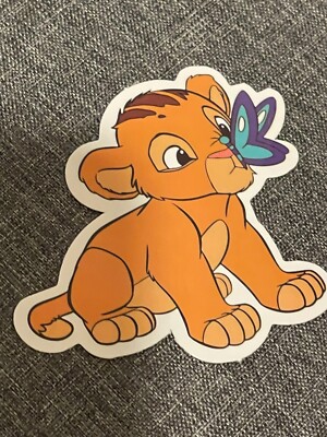 Disney Show Cartoons TV SHOW SMALL STICKER STICKERS simba lion king ...
