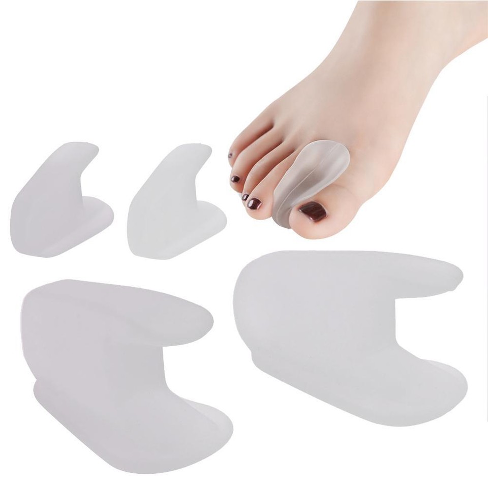 1Pair Bone Thumb Orthotics Reusable Silicone Toe Eversion Fixer Foot ...
