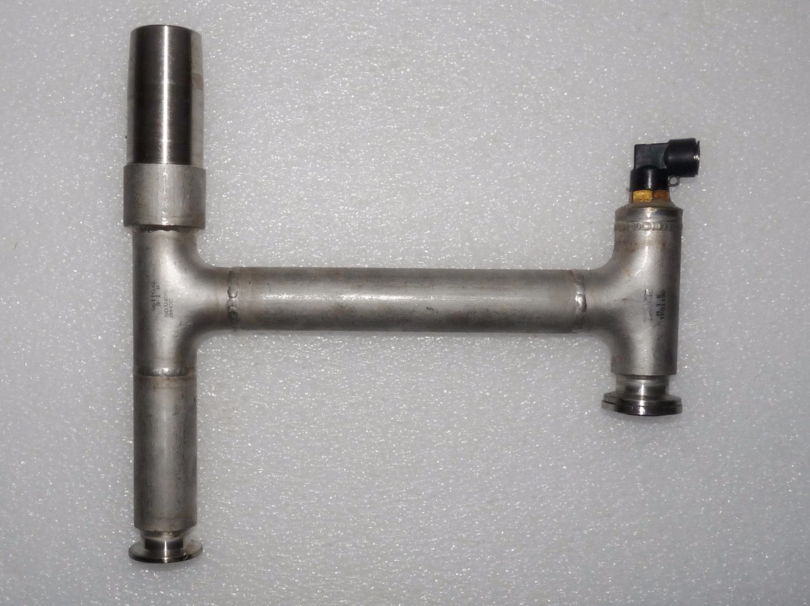 NEW 316 STAINLESS STEEL VACUUM INLINE KF-25 NW25 TEE ASSEMBLY TUBE PIPE ...