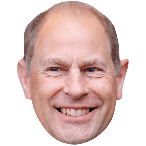 Prince Edward (Smile) Celebrity Mask, Flat Card Face | eBay