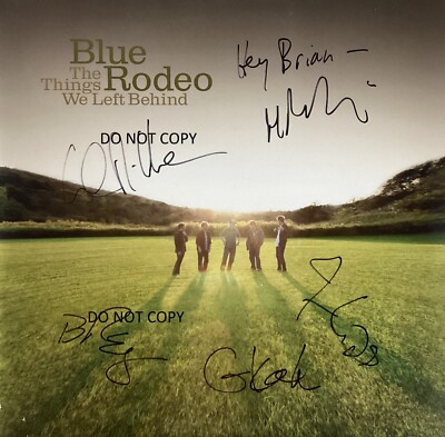 BLUE RODEO Autographed 8x10 Signed Reprint Photo #2 !! | eBay