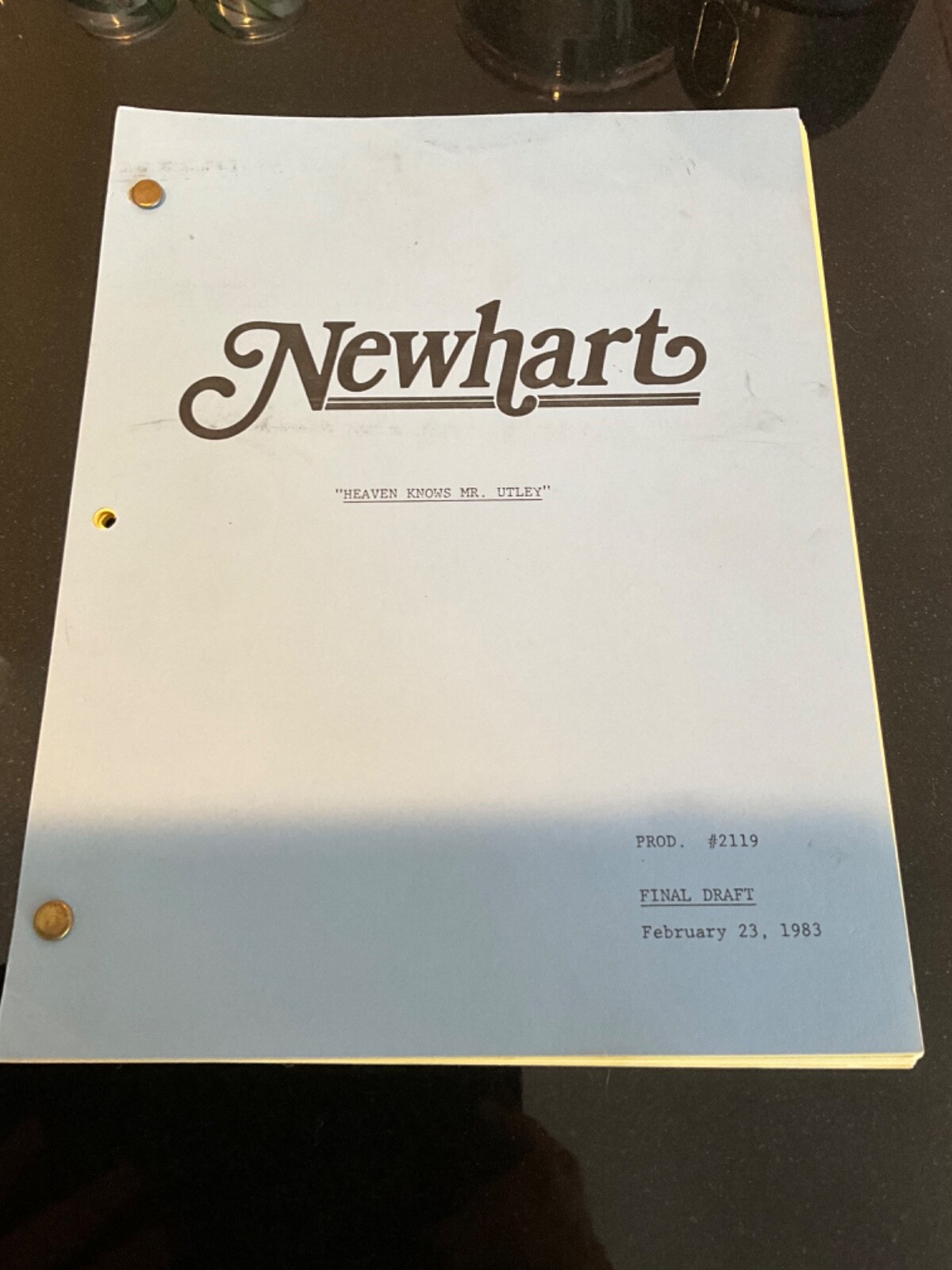 Original NEWHART 1983 “Heaven Knows, Mr. Utley” Bob Newhart - Tom ...