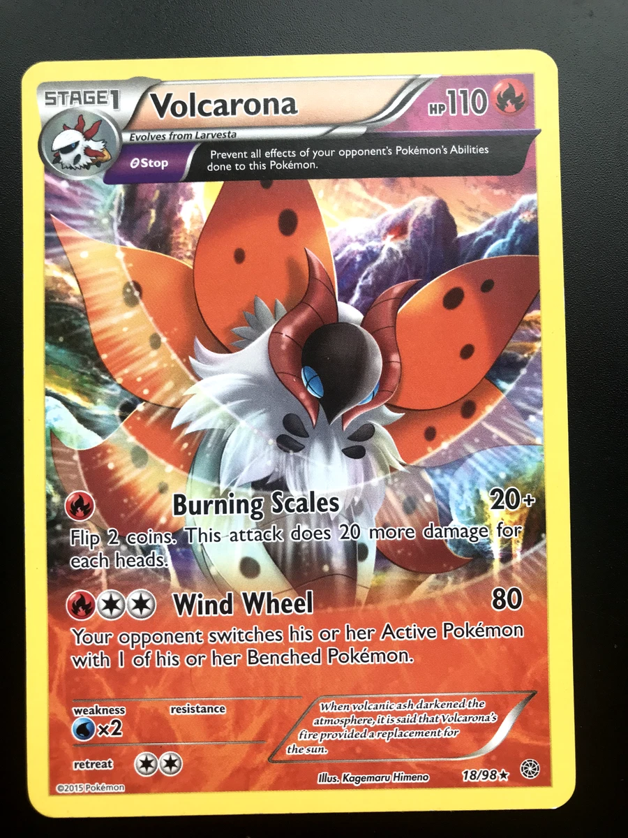 Pokemon Volcarona Card