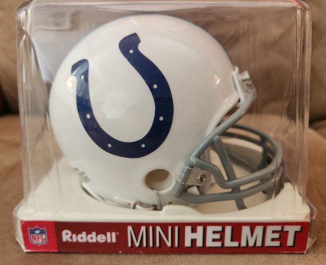 Indianapolis Colts NFL Replica Mini Helmet W/ Z2b Face Mask Riddell ...