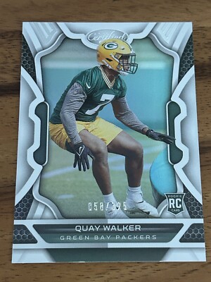 2022 Panini Certified Quay Walker Green Bay Packers Mirror Rookie RC ...
