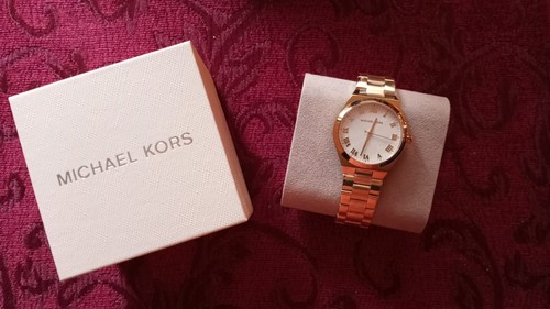 Womens Wristwatch MICHAEL KORS LENNOX MK7391 Stainless Steel Golden | eBay