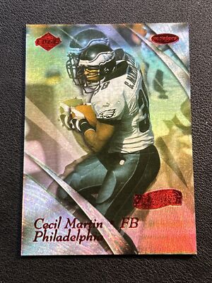 1999 Collector's Edge Masters CECIL MARTIN HoloSilver #'d 1267/3500 ...