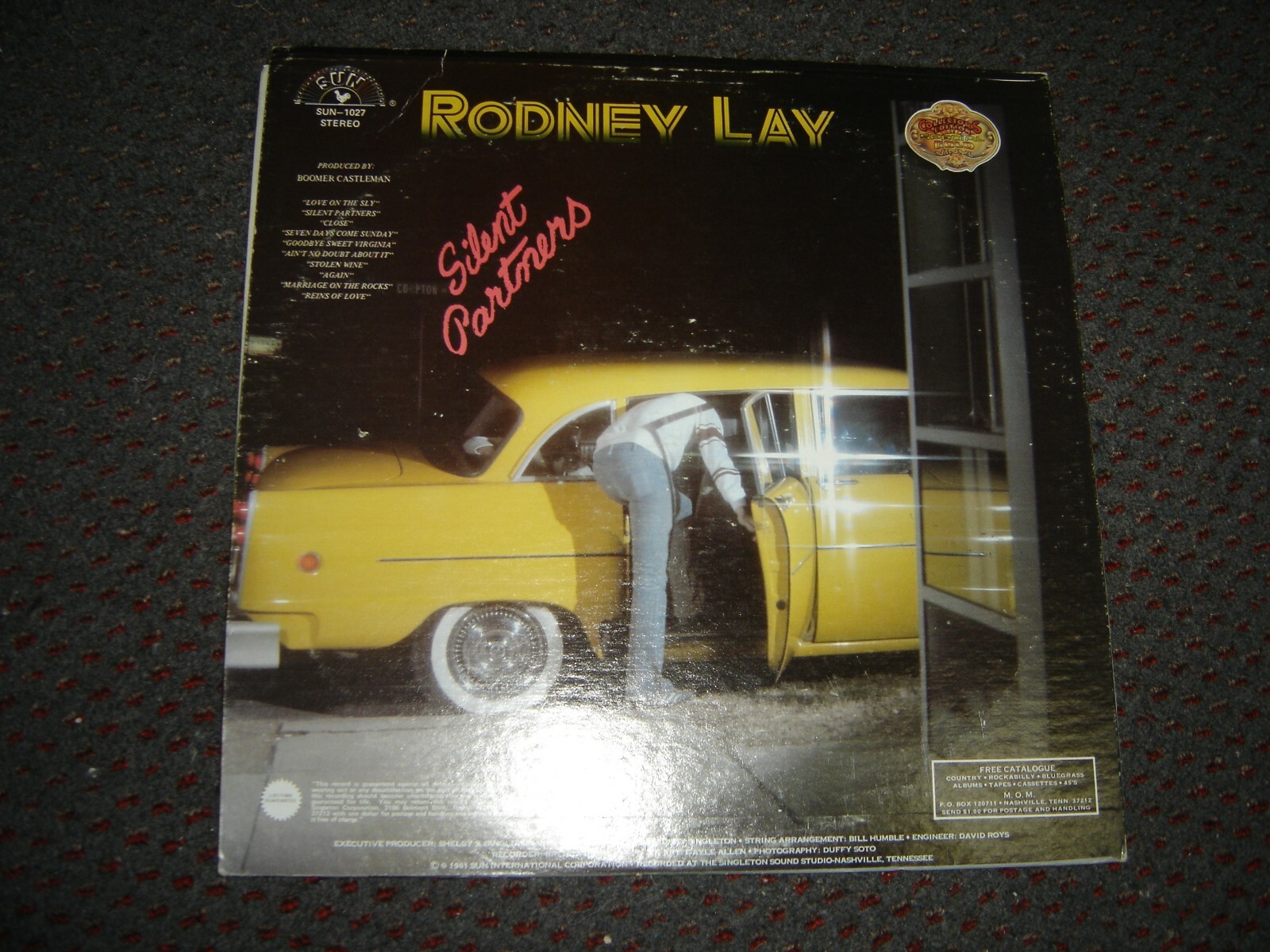 Rodney Lay - Silent Partners 1981 USA Golden Vinyl E/E | eBay