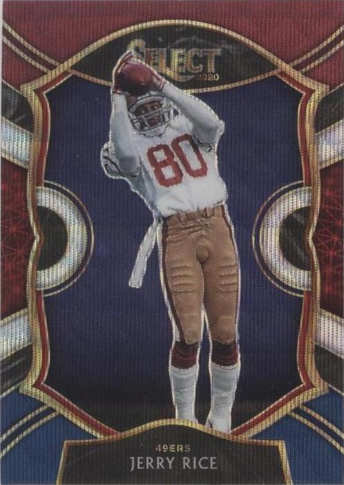 2020 Panini Select - Concourse Jerry Rice #20 Tri-Color Prizm /199 for ...