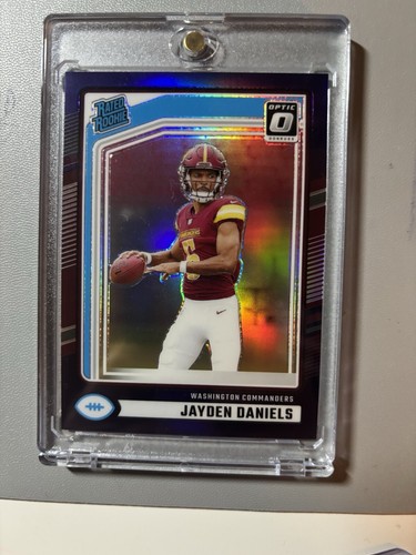 2024 Panini Donruss - Jayden Daniels Optic Preview Purple /50 SSP RARE ...