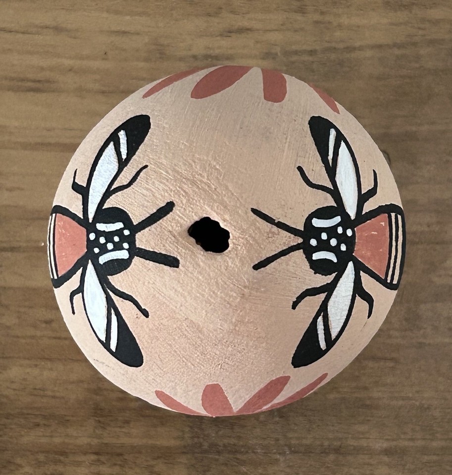 Native American Indian Jemez M Chinana Handmade Painted Clay Seed Pot ...