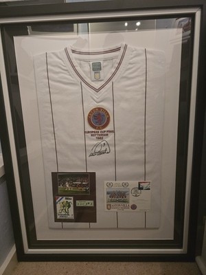 Aston Villa Signed Shirt Framed 1982 - Peter Withe Autographed | eBay UK