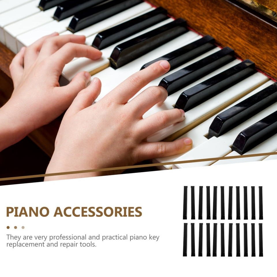 36 Pcs Piano Replace Key Tops Music Keyboards Replacement Tunning Kit ...
